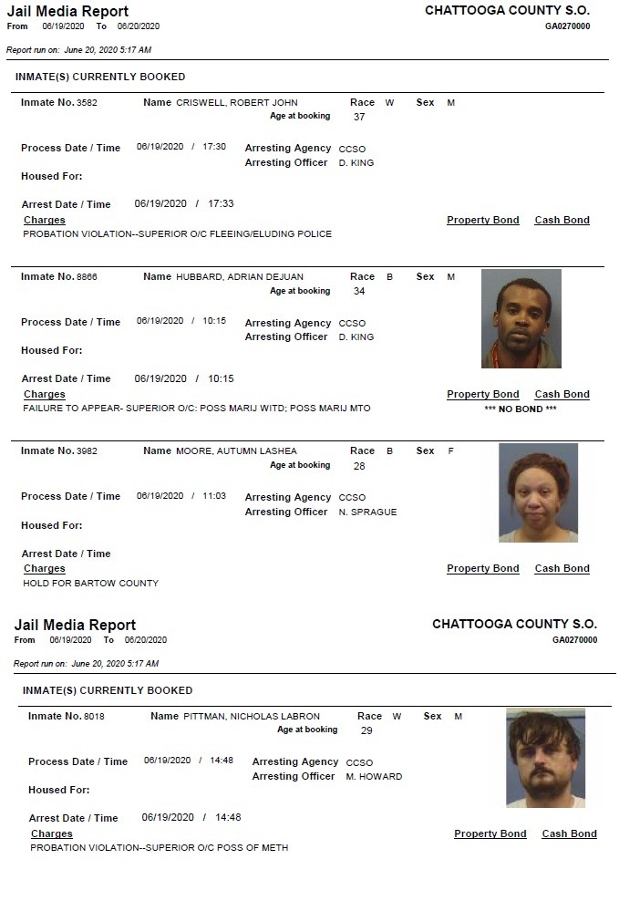 Arrest Report – Saturday – June 20, 2020 | AM 1180 Radio