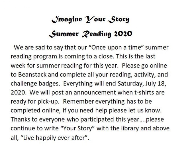 Chattooga Library Summer Reading Program Coming To A Close | AM 1180 Radio