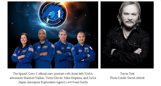 Travis Tritt to Perform National Anthem for NASA, SpaceX Crew-1 Mission ...