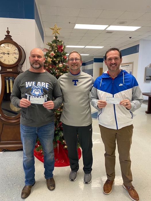 Bulldog Athletic Club Presents Checks To Trion Schools | AM 1180 Radio