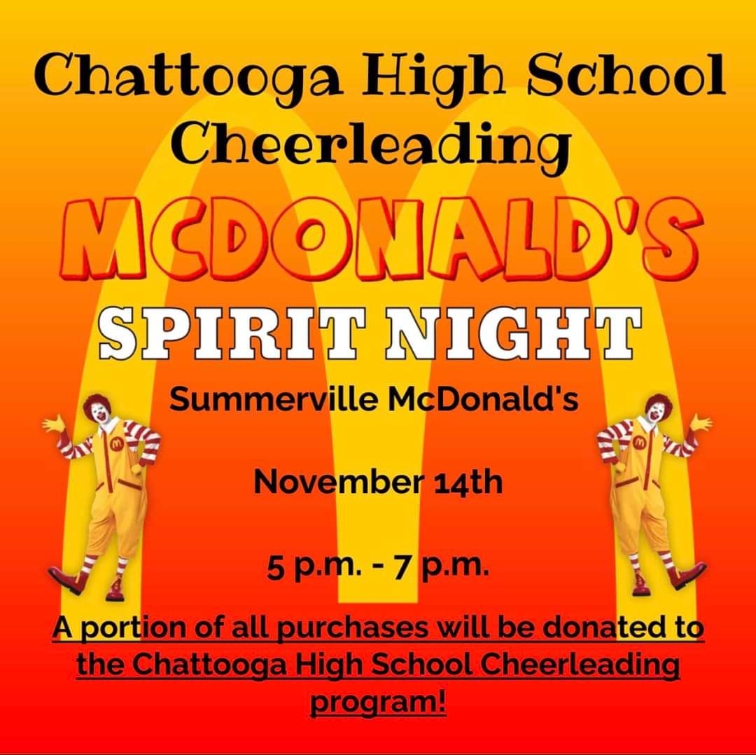 CHS Cheerleading McDonald’s Spirit Night | AM 1180 Radio