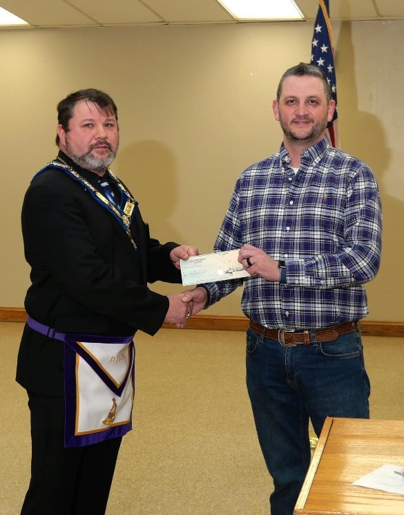 Georgia Grandmaster Presents Check To Chattooga Flood Relief | AM 1180 ...