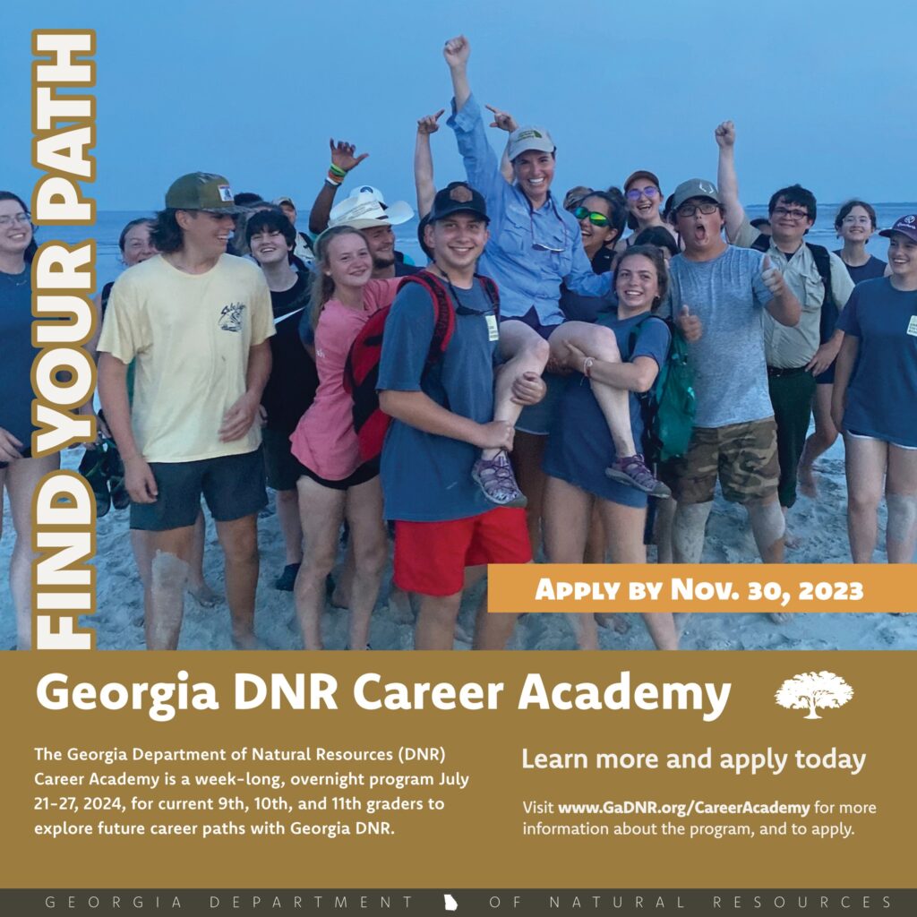 Georgia DNR 2024 Career Academy Application Period Open | AM 1180 Radio