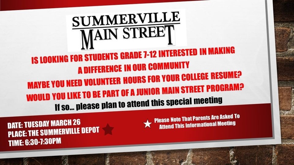 Junior Main Street Program | AM 1180 Radio