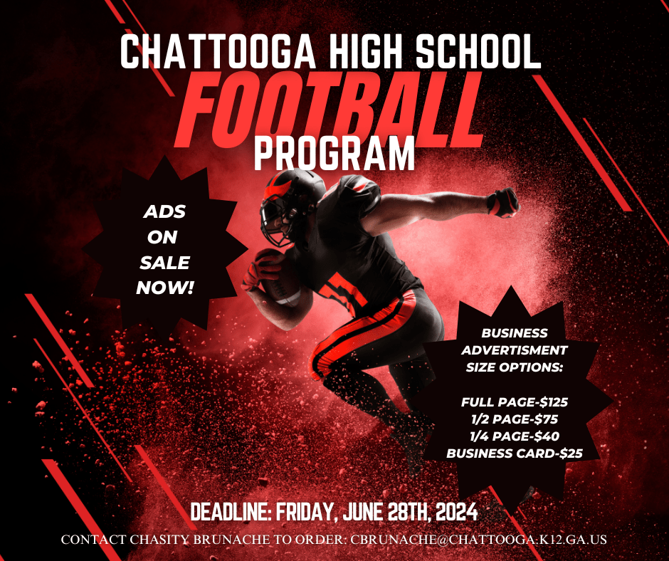 CHS Booster Club Selling Ad Space For 2024 Football Program | AM 1180 Radio