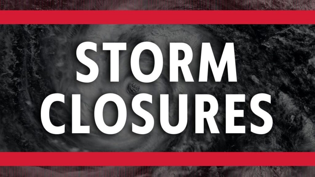 Storm Closings & Cancellations – Thursday September 26, 2024 | AM 1180 ...