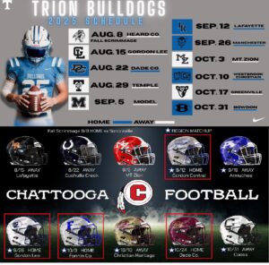 Local Gridirons Heat Up: Trion and Chattooga Announce 2025 Football ...