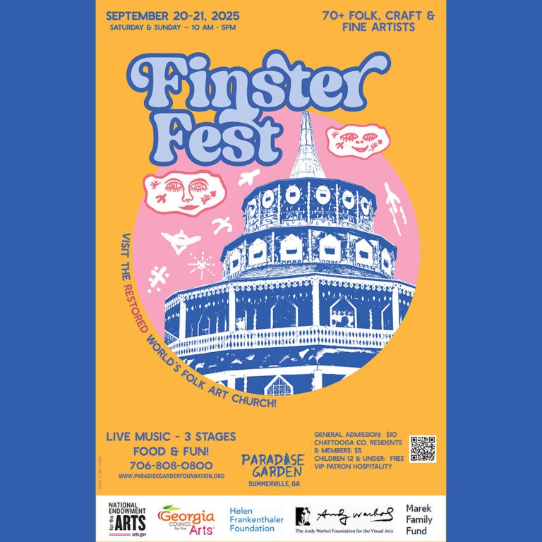 World’s Folk Art Church Shines As Star Of Finster Fest 2025 Poster ...